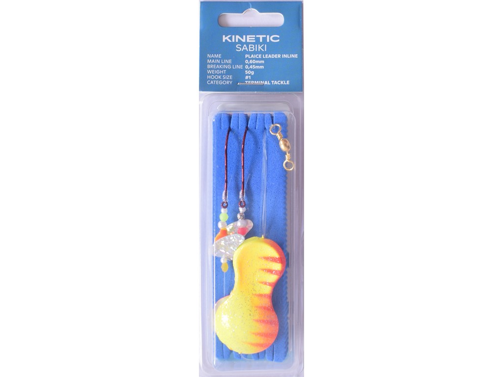 Kinetic 2 Hook Classic Plaice Rig with 120g Weight