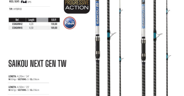 Yuki Saikou Next Gen HW Beach Rods